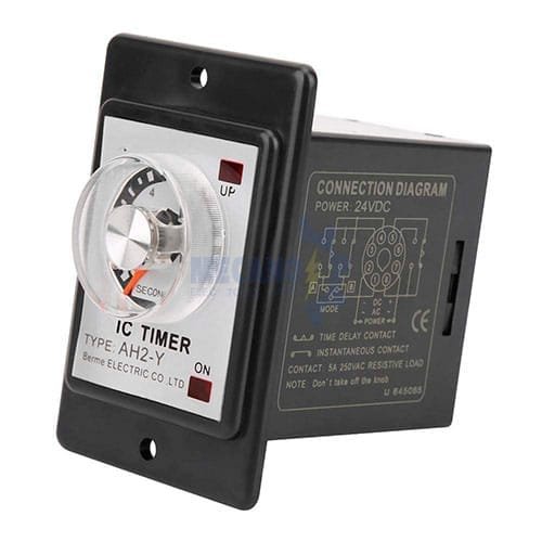 TEMPORIZADOR ON DELAY ALION 24-240 VAC/DC DE PERILLA 10S/100S/10M/60M ...